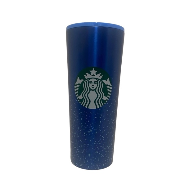 Starbucks | Kitchen | Starbucks Blue Double Walled Stainless Steel ...